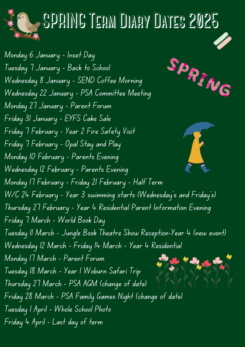 Term Dates | Shefford Lower School